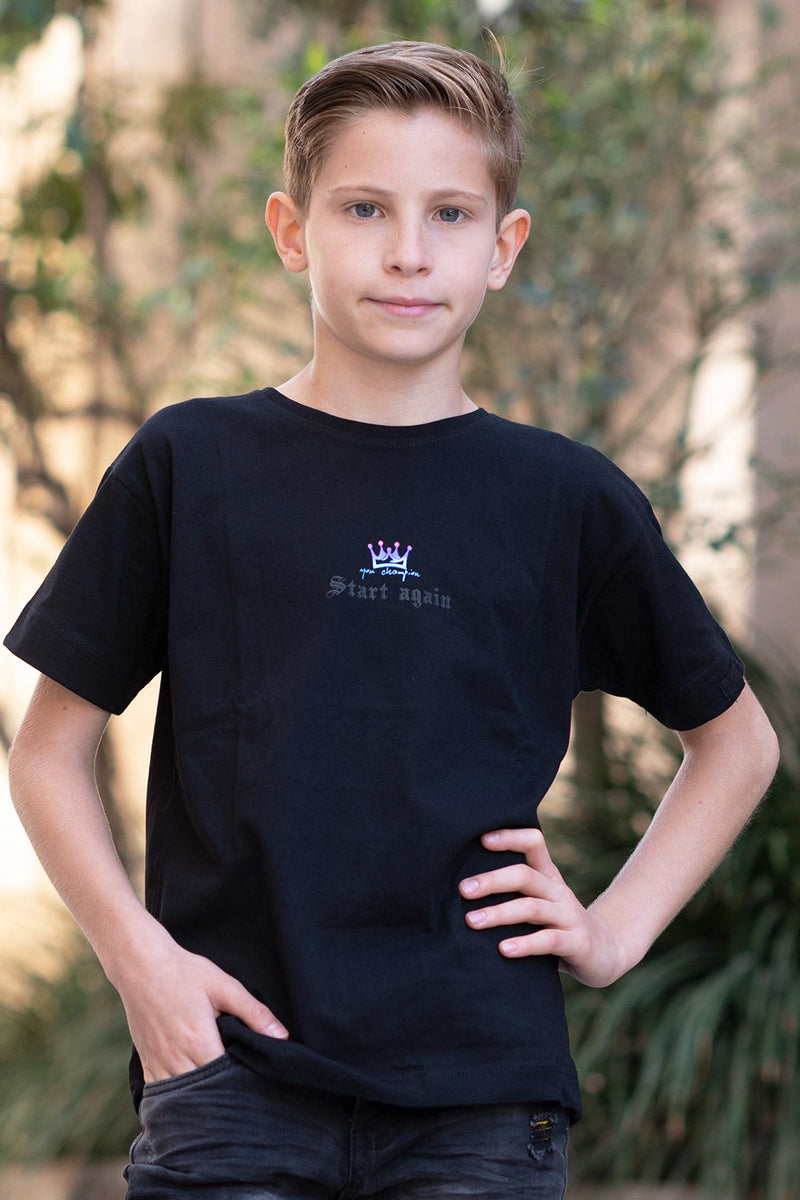 חולצה אוברסייז CROWN – FLIPPER - בגדי ילדים